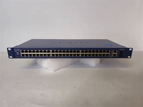 NETGEAR ProSafe 48 Port Model FS750T2 10 100 Smart Ethernet Switch Good OregonRecycles Com
