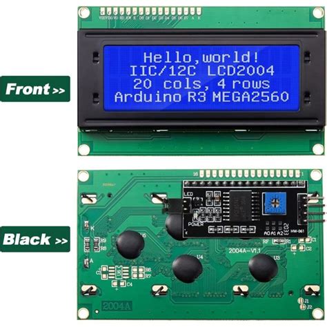 Lcd2004 2004 Lcd Module Bluegreenwhite Screen 20x4 Character Lcd