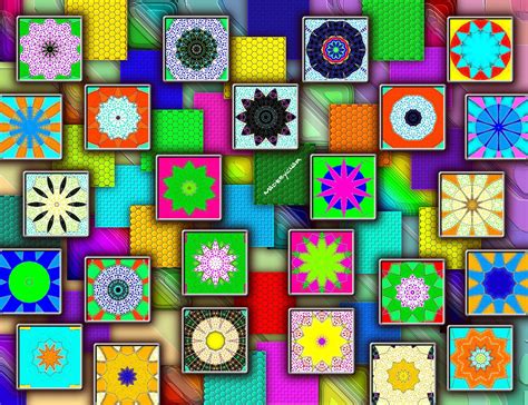 solve framed kaleido tiles jigsaw puzzle online with 192 pieces