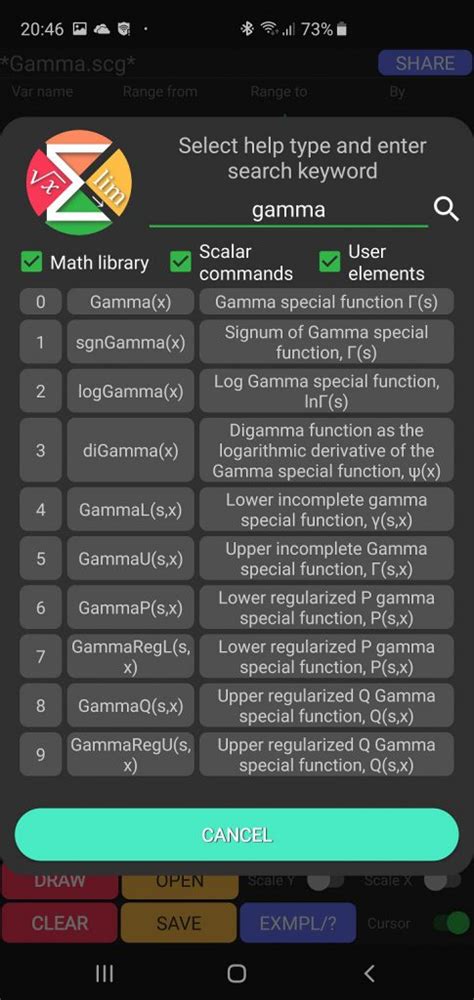 Scalar Calculator Gamma Special Function 🥇 Scalar Scientific