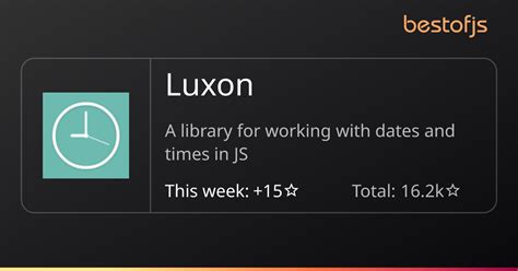 Best Of Js • Luxon