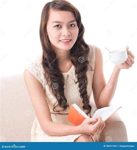 Jeune Dame Photo Stock Image Of Information Dame Pose 30631326