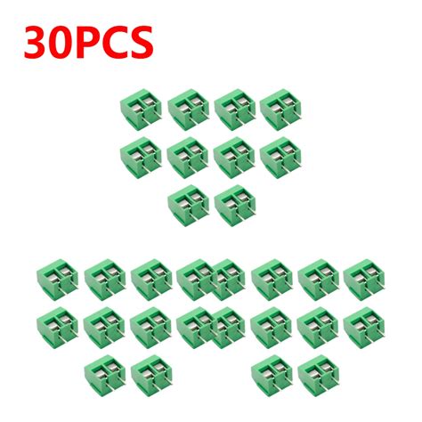 10 50pcs Pcb Mount Screw Terminal Block Connector Grandado