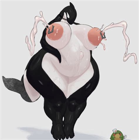 Rule 34 Anthro Areola Big Breasts Bodily Fluids Breasts Cetacean Choker Creamy Lactate Dolphin