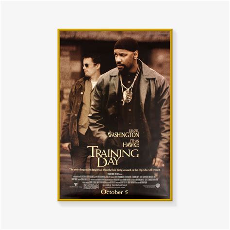 Denzel Washington Training Day Poster