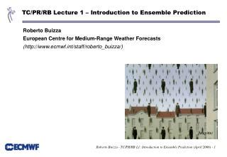 PPT Ensemble Prediction System EPS ECMWF PowerPoint Presentation ID
