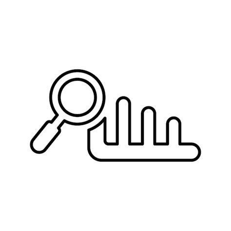 Premium Vector Analysis Line Icon Outline Vector