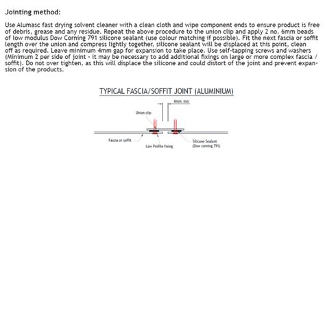 Skyline Aluminium Soffit Profile X 2 Metre Length