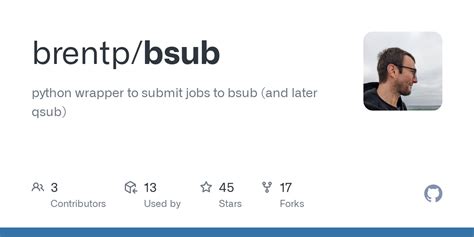 github brentp bsub python wrapper to submit jobs to bsub and later