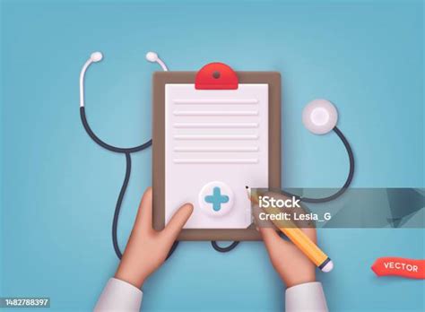 의료 양식 목록 건강 의약품에 대한 체크리스트가 있는 3d 응급 처치 약 3d 웹 벡터 일러스트레이션 3차원 형태에 대한 스톡 벡터 아트 및 기타 이미지 Istock