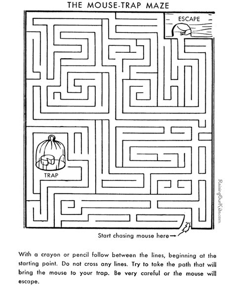 Free Printable Mazes For 10 Year Olds Templates Printable