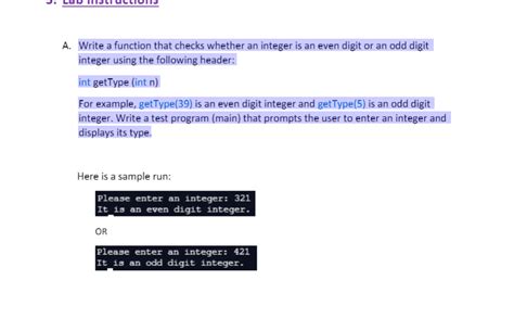 Solved A Write A Function That Checks Whether An Integer Is