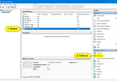 Enable Or Disable Automatic Checkpoints For Hyper V Virtual Machine In