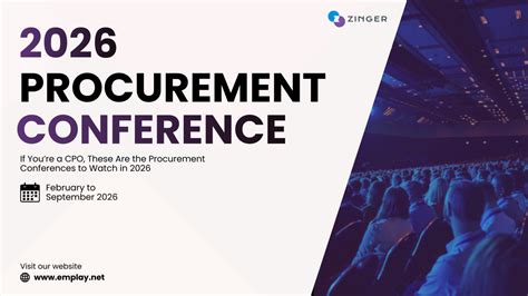 The Procurement Events Worth Blocking Your Calendar For In 2026