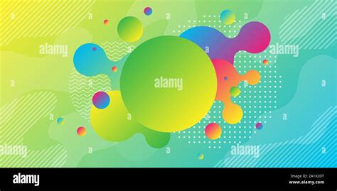 Colorful Abstract Background Using Minimal Geometry As An Element Stock