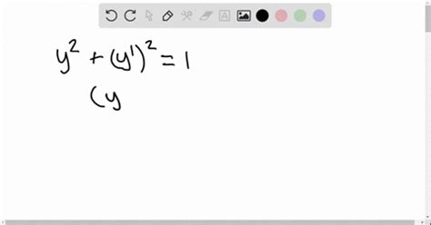 SOLVED Find A Function Whose Square Plus The Square Of Its Derivative Is Numerade