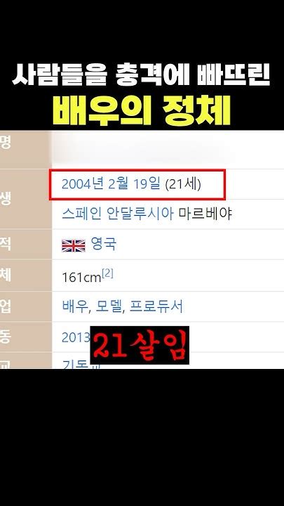 사람들을 충격에 빠뜨린 배우의 정체 Youtube