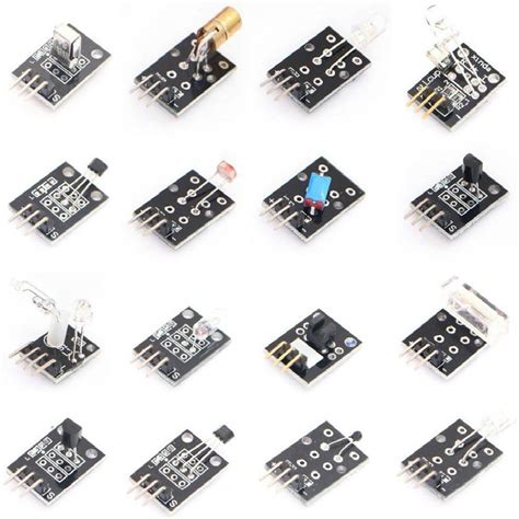 Comprar 37pcs Lot Sensor Module Board Set Para Arduino Diy Kit Raspberry Pi 3 2 Hit Laser