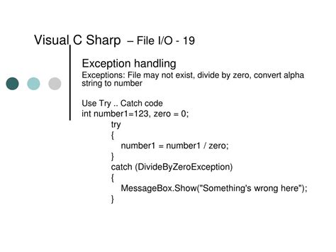 ppt visual c sharp file i o 1 powerpoint presentation free