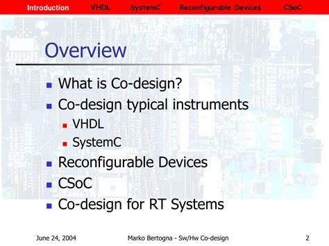Ppt Software Hardware Co Design For Real Time Systems Powerpoint