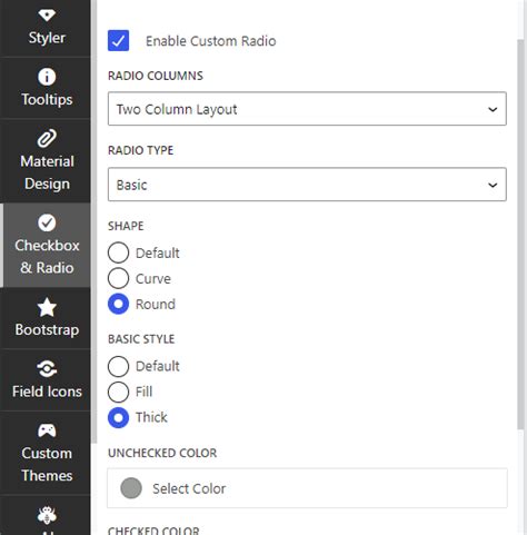How To Change Style And Layout Of Radio Inputs Gravity Forms WPMonks