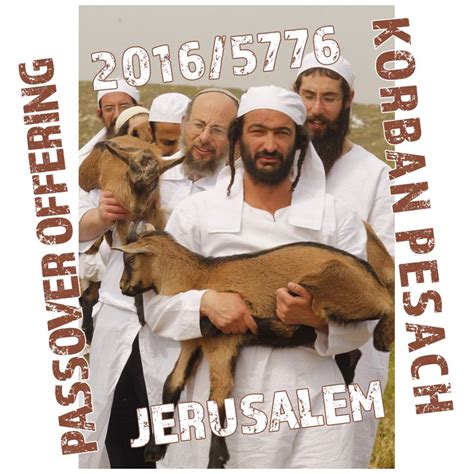 Passover Sacrifice To Be Reenacted Facing Temple Mount Next Week