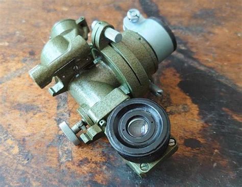 Original Russian Theodolite Pab 2a Angle Measuring Device Used