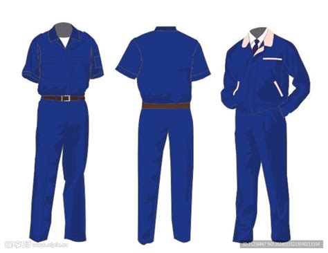 工厂制服工作服设计图 广告设计 广告设计 设计图库 昵图网