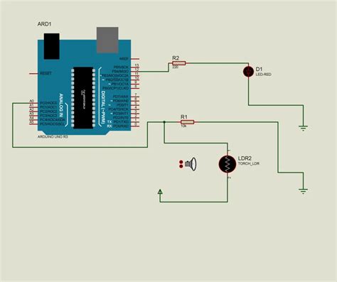 Control An Led With Ldr And Arduino In Proteus
