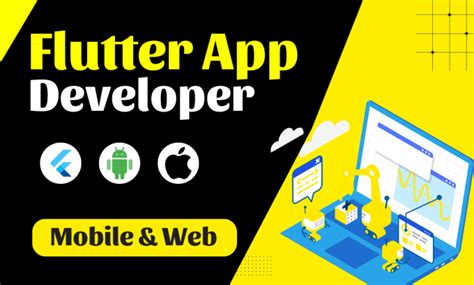 Be Expert Flutter Developer Build Flutter Web App Flutter App By