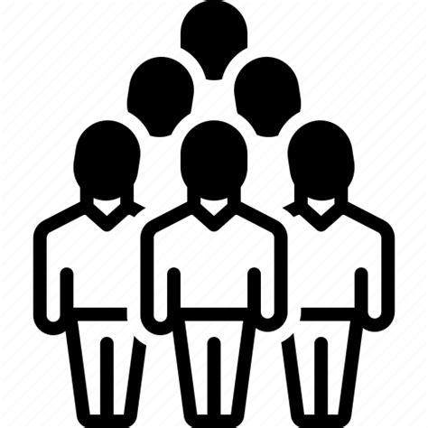Crowd Multitude Cluster Mob Horde Throng Concourse Icon Download On Iconfinder