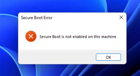 Top Fixes To Secure Boot Is Not Enabled On This Machine