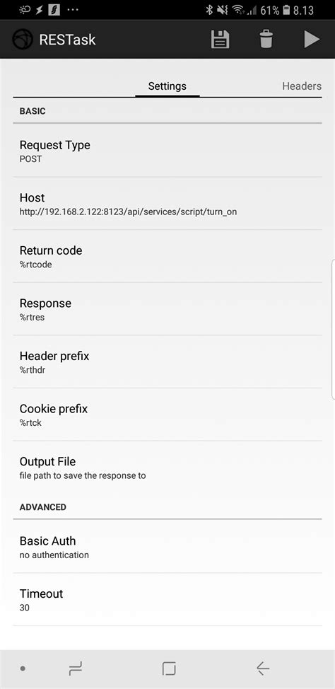 Tasker And Long Lived Access Tokens Page 2 Configuration Home
