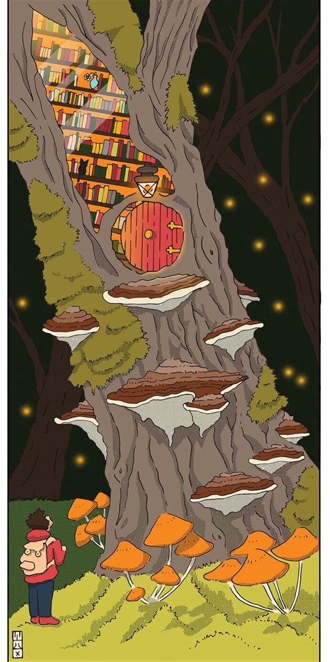 Mushroom Library Behance