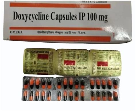100mg Doxycycline Capsules Packaging Size 1x10 At ₹ 113 Box In Nagpur