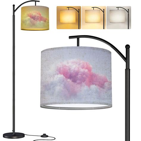Arc Floor Lamp Realistic Fantasy Pink Cloud Soft Pastel Colors Captures
