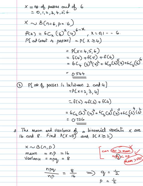 SOLUTION Binomial Problems Studypool
