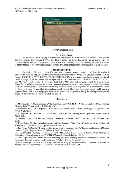 Design And Implementation Of Water Garbage Cleaning Robot Pdf