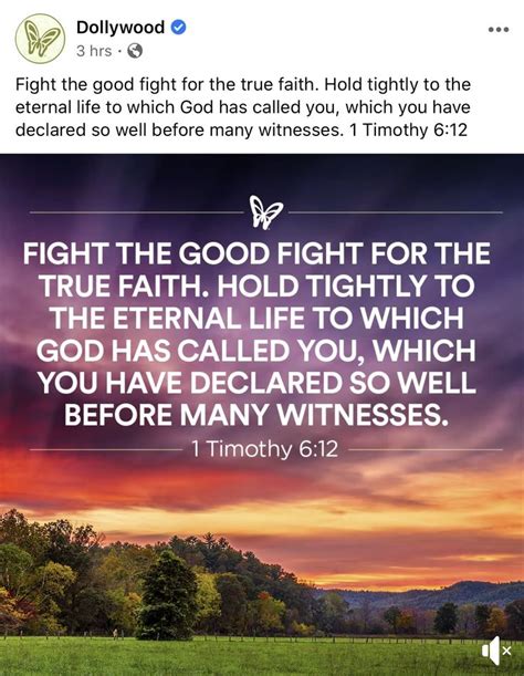 1 Timothy 6 12 From Dollywood 🦋