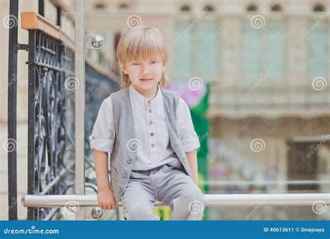 Little Boy Walking In Big Supermarket Stock Image Image Of Trade