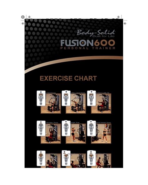 Multi Gym Workout Chart Download