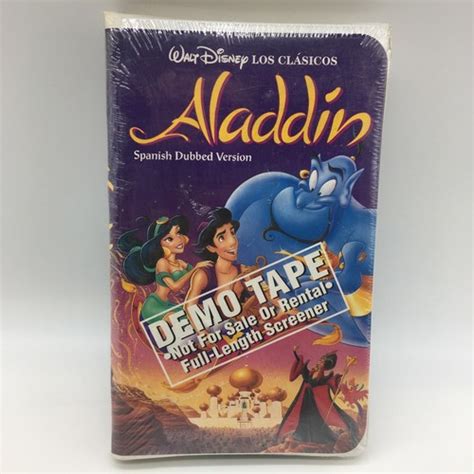 Walt Disney Los Clasicos Aladdin Vhs Dubbed Spanish Nepal Ubuy