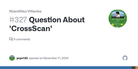 Question About Crossscan · Issue 327 · Mzeromikovmamba · Github