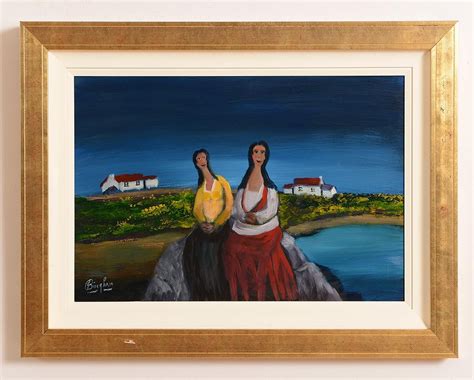 Lot 100 Evening Gossip By Jimmy Bingham 1925 2009 Morgan Odriscoll