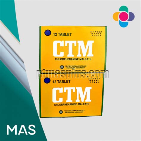 Produk Ctm 4 Mg 288 Tab Pt Murni Aik Sukses