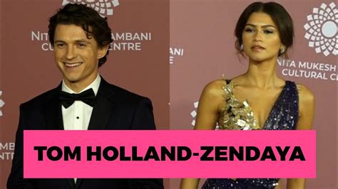 Spiderman Actor Tom Holland Arrives With Gf Zendaya At Nita Mukesh