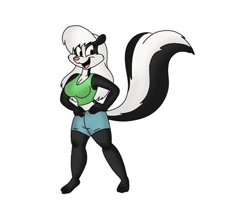 Skunk Girlversion 1 By Bio675 On Deviantart