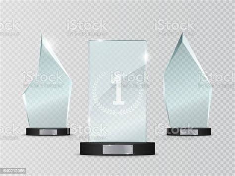 유리 트로피 상 투명 한 배경에 격리 된 벡터 그림 1위에 대한 스톡 벡터 아트 및 기타 이미지 1위 Championship 강단 Istock