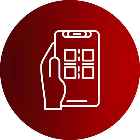 Qr Scan Line Button Icon 48201658 Vector Art At Vecteezy