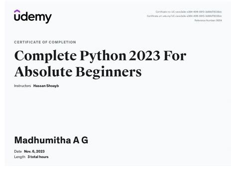 Madhumitha A G On Linkedin Pythonprogramming Pythoncertification